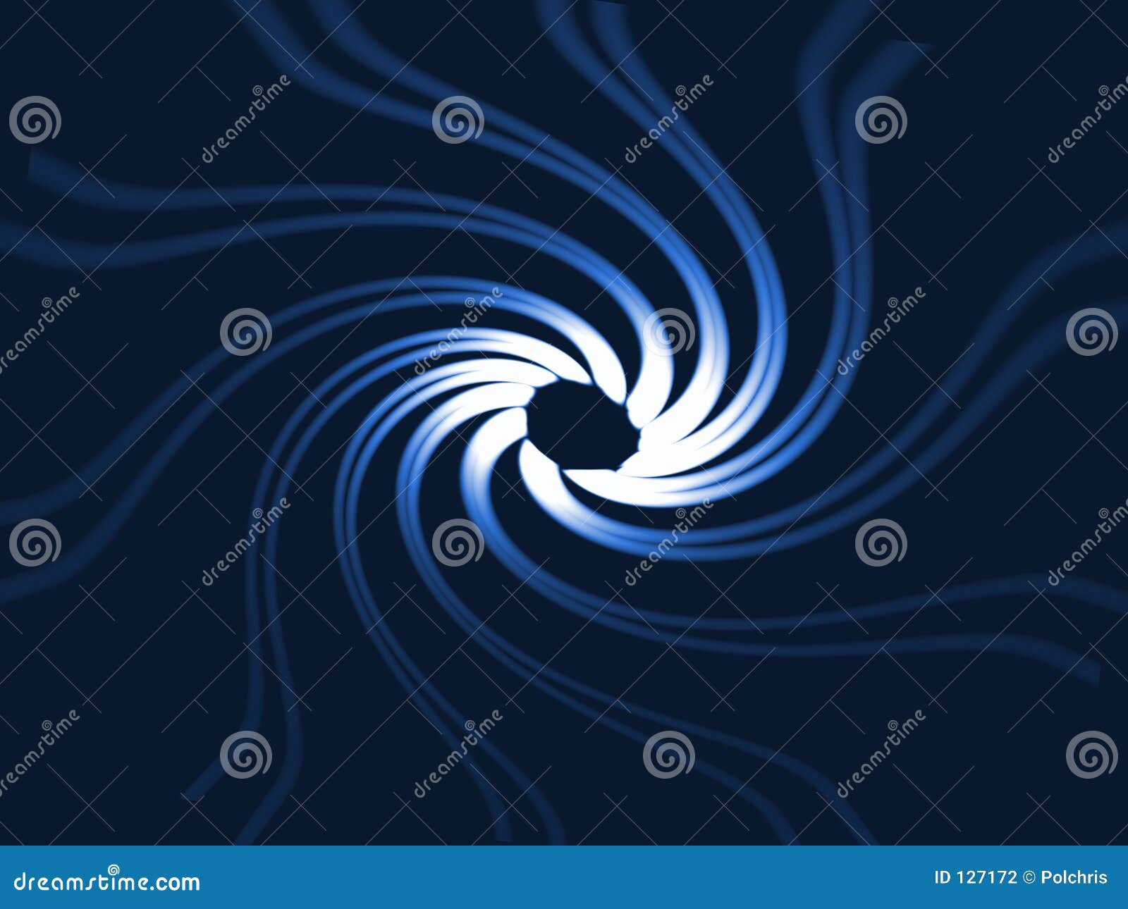 Blue Swirl stock illustration. Illustration of ripple, circle - 127172