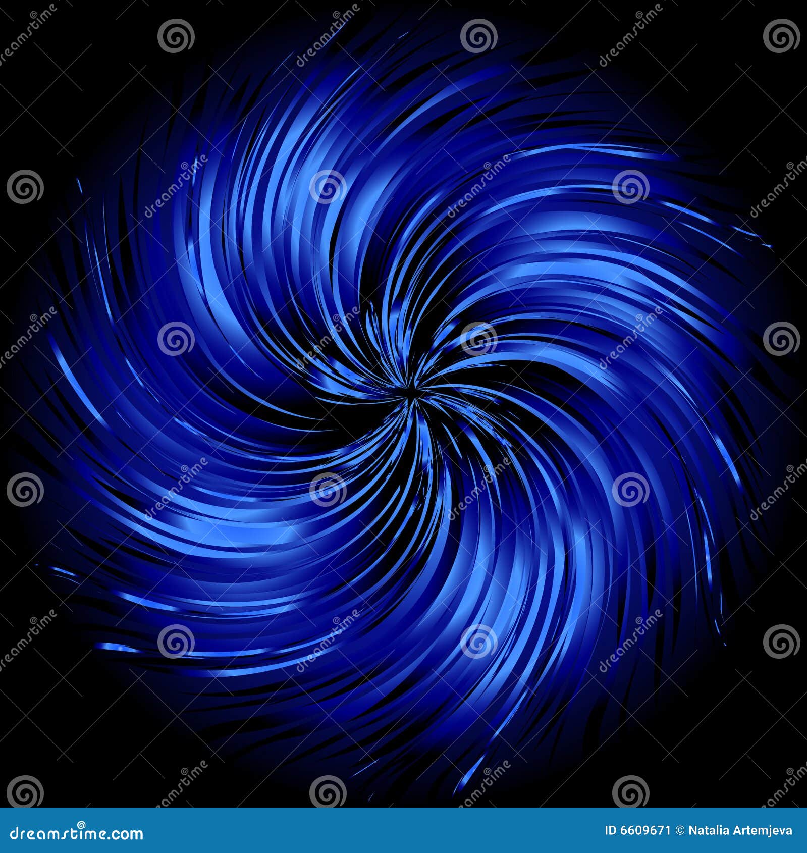 Blue swirl-2 stock vector. Illustration of graphic, painting - 6609671
