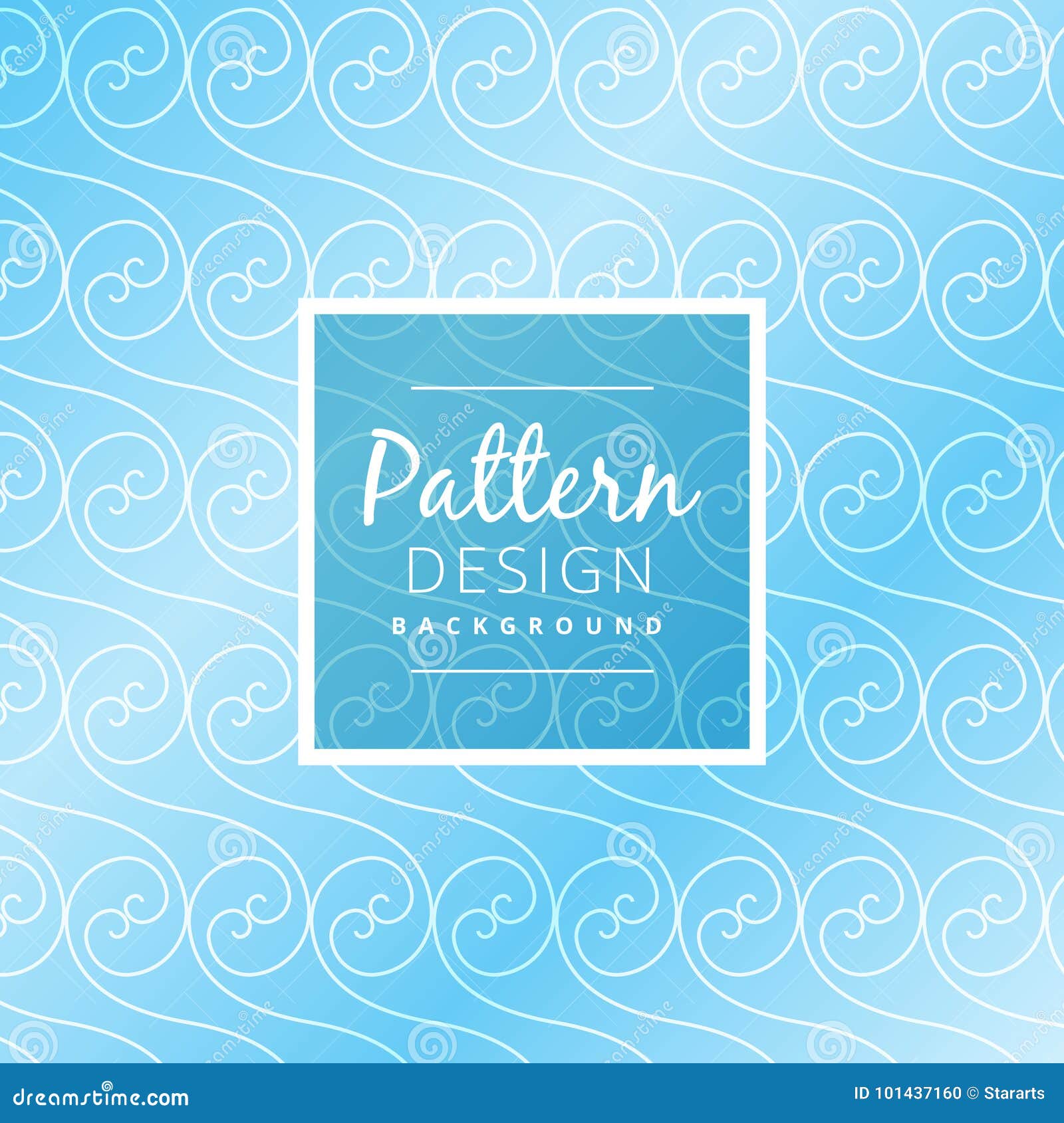Blue Swirl Pattern Background Vector Design Illustration Stock Vector ...