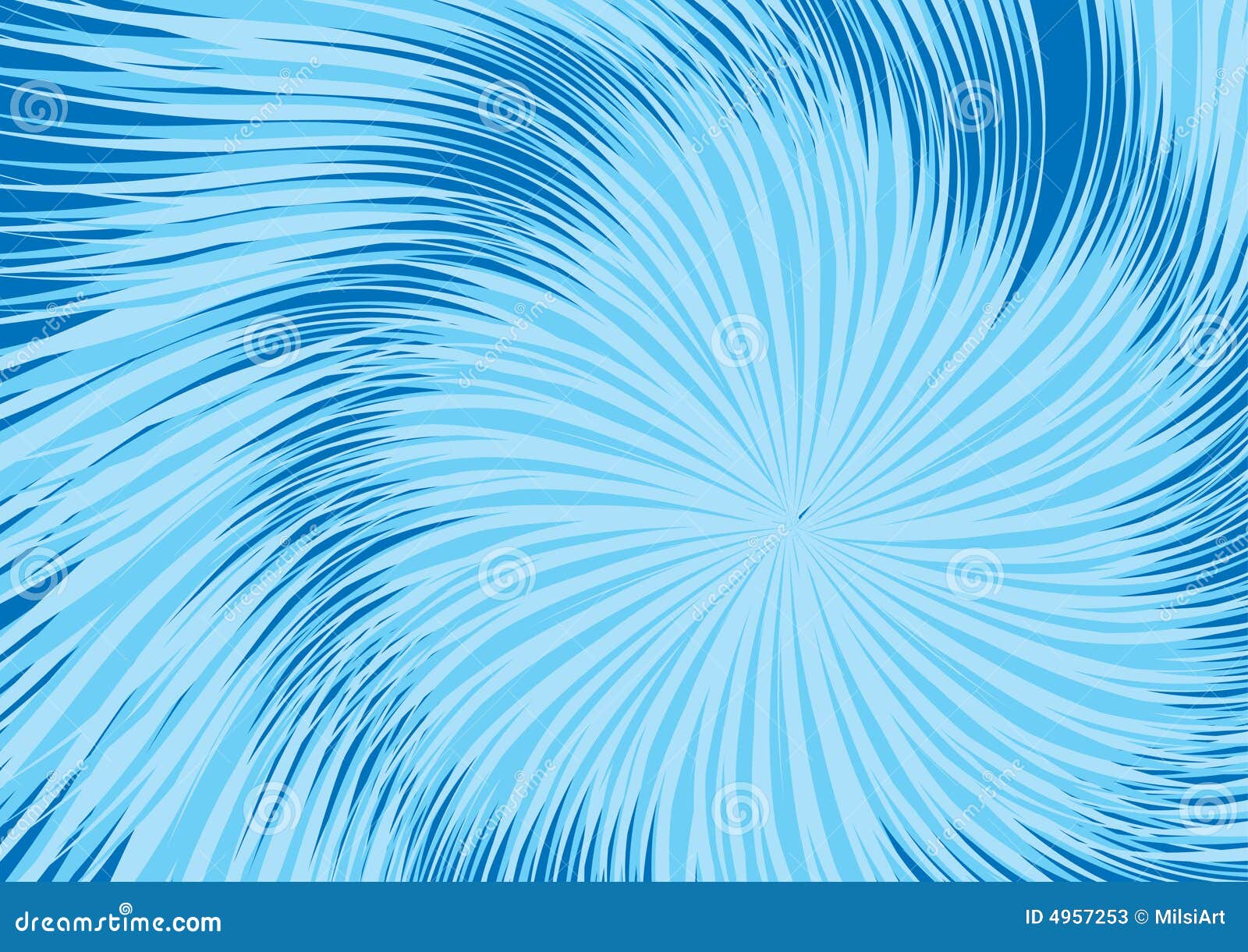 Blue swirl waves stock vector. Illustration of decoration - 4957253