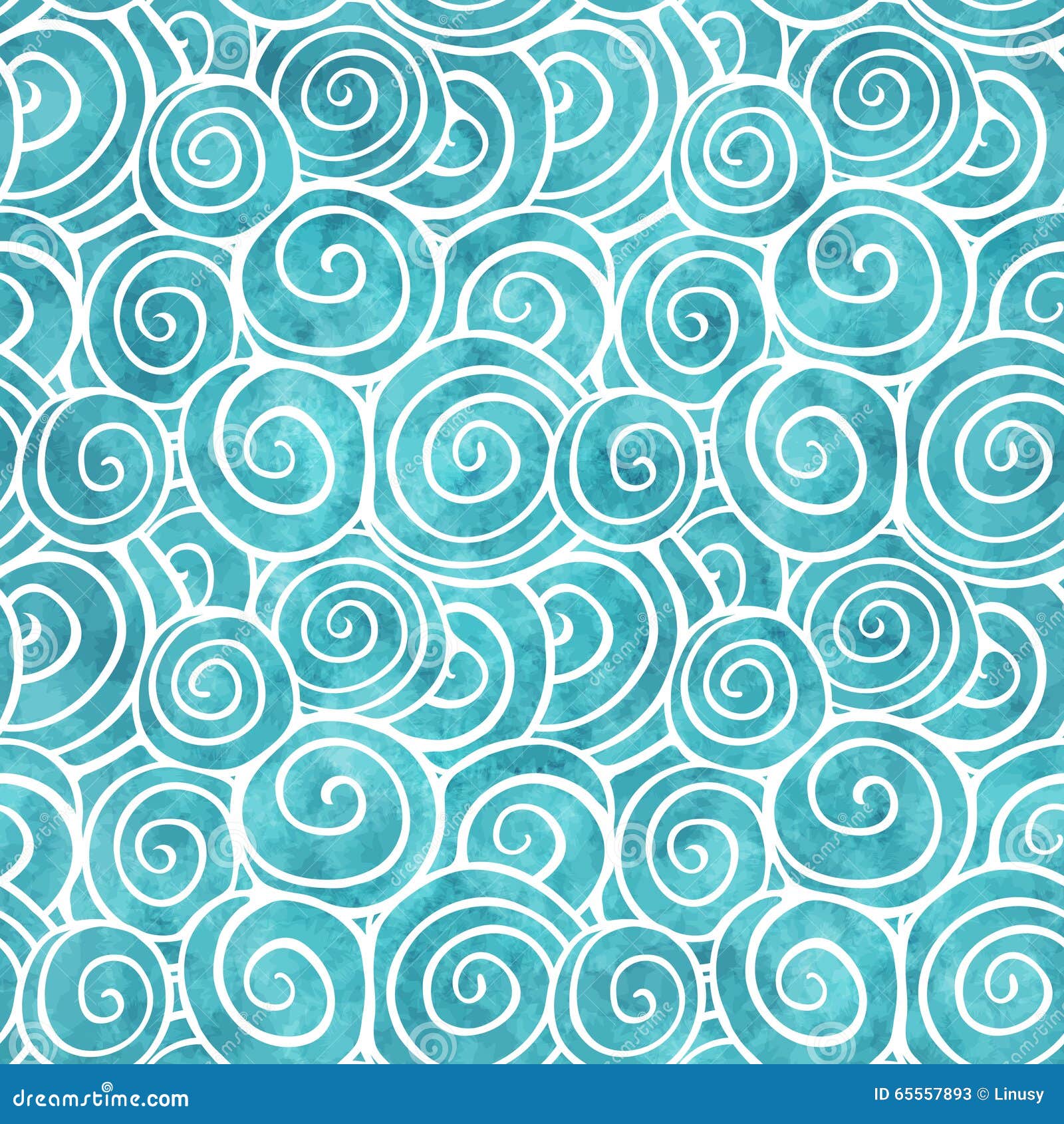 Blue swirls pattern stock vector. Illustration of ornament - 65557893