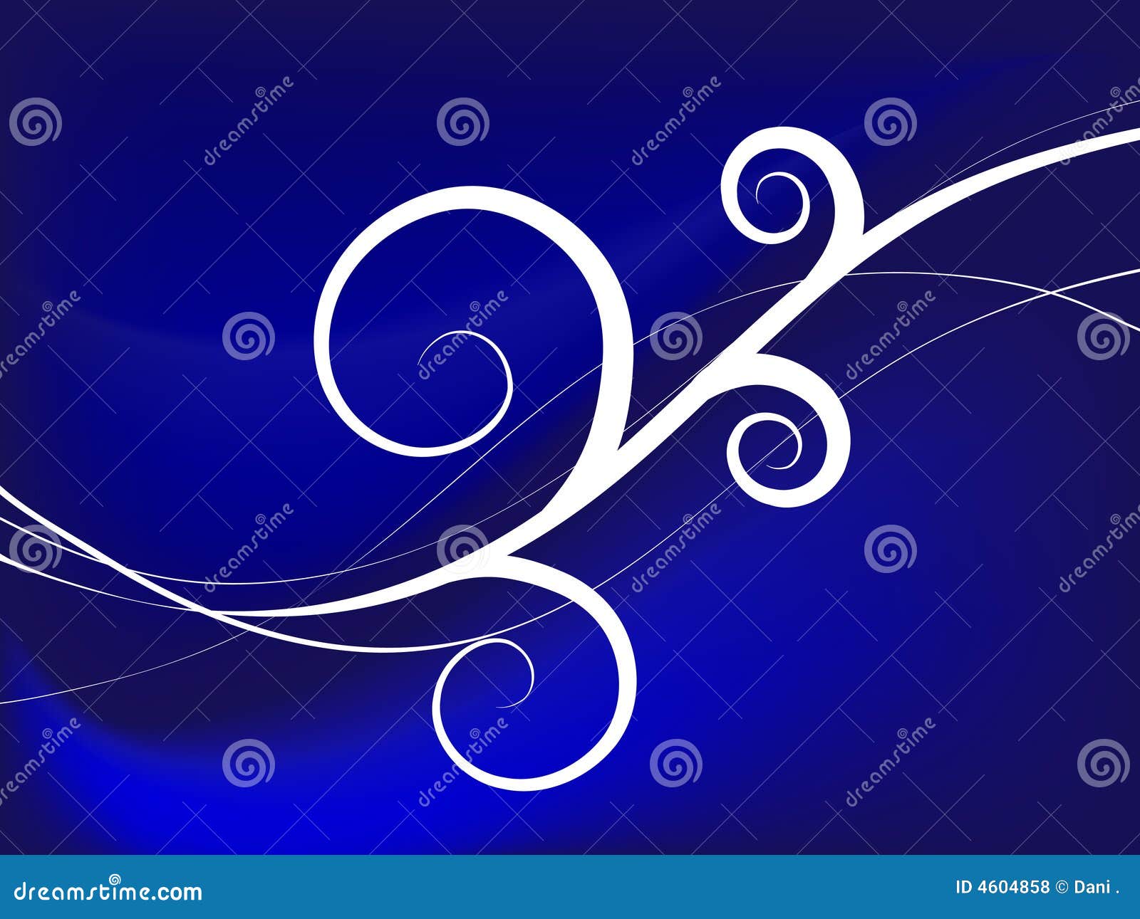 Blue Swirly Background stock vector. Illustration of graphic - 4604858