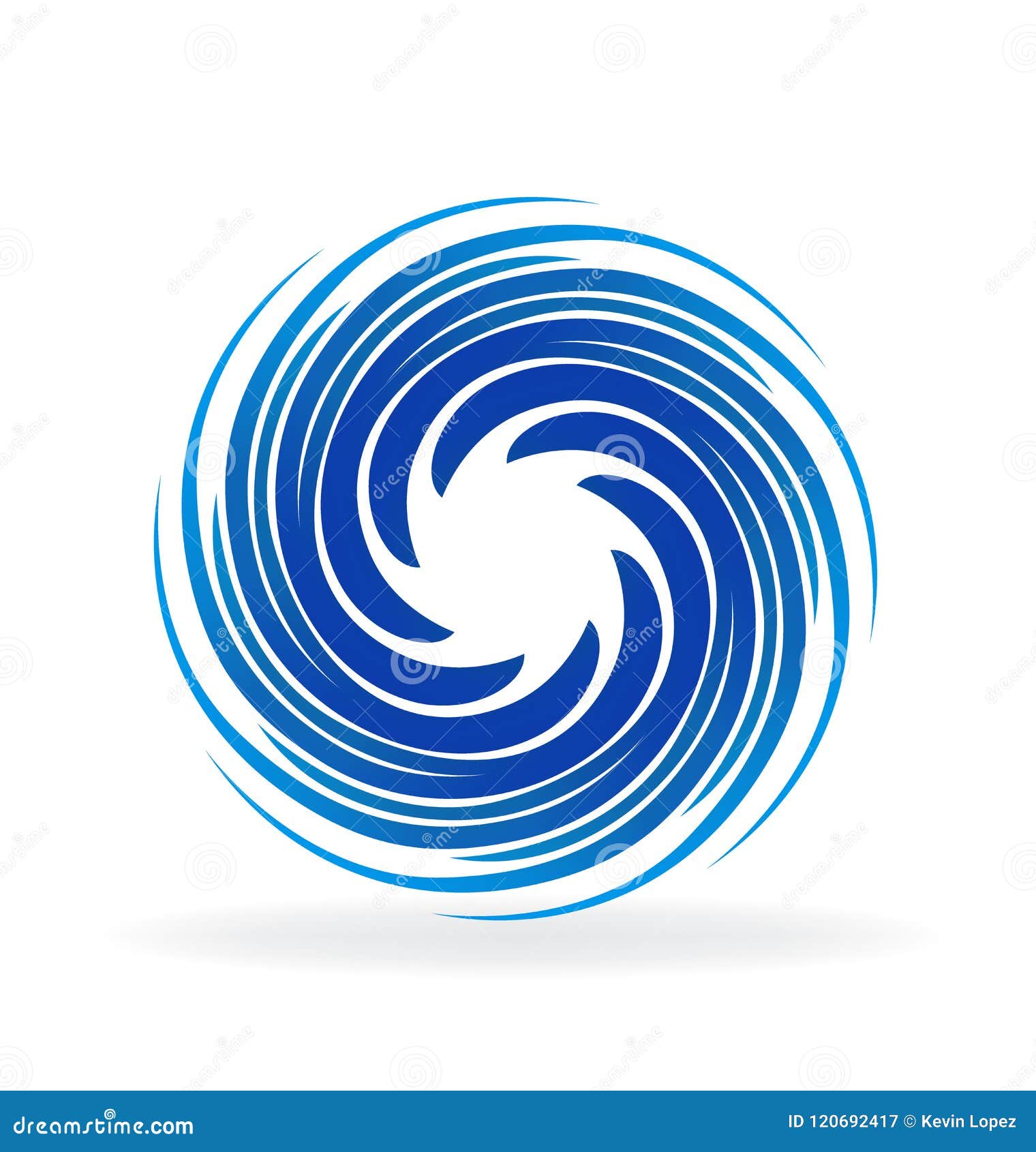 Blue swirly wave vector stock vector. Illustration of splash - 120692417