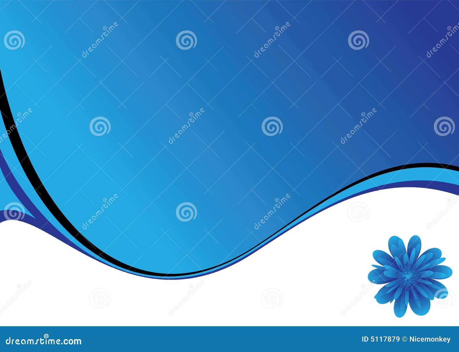 Blue swish stock vector. Illustration of modern, texture - 5117879