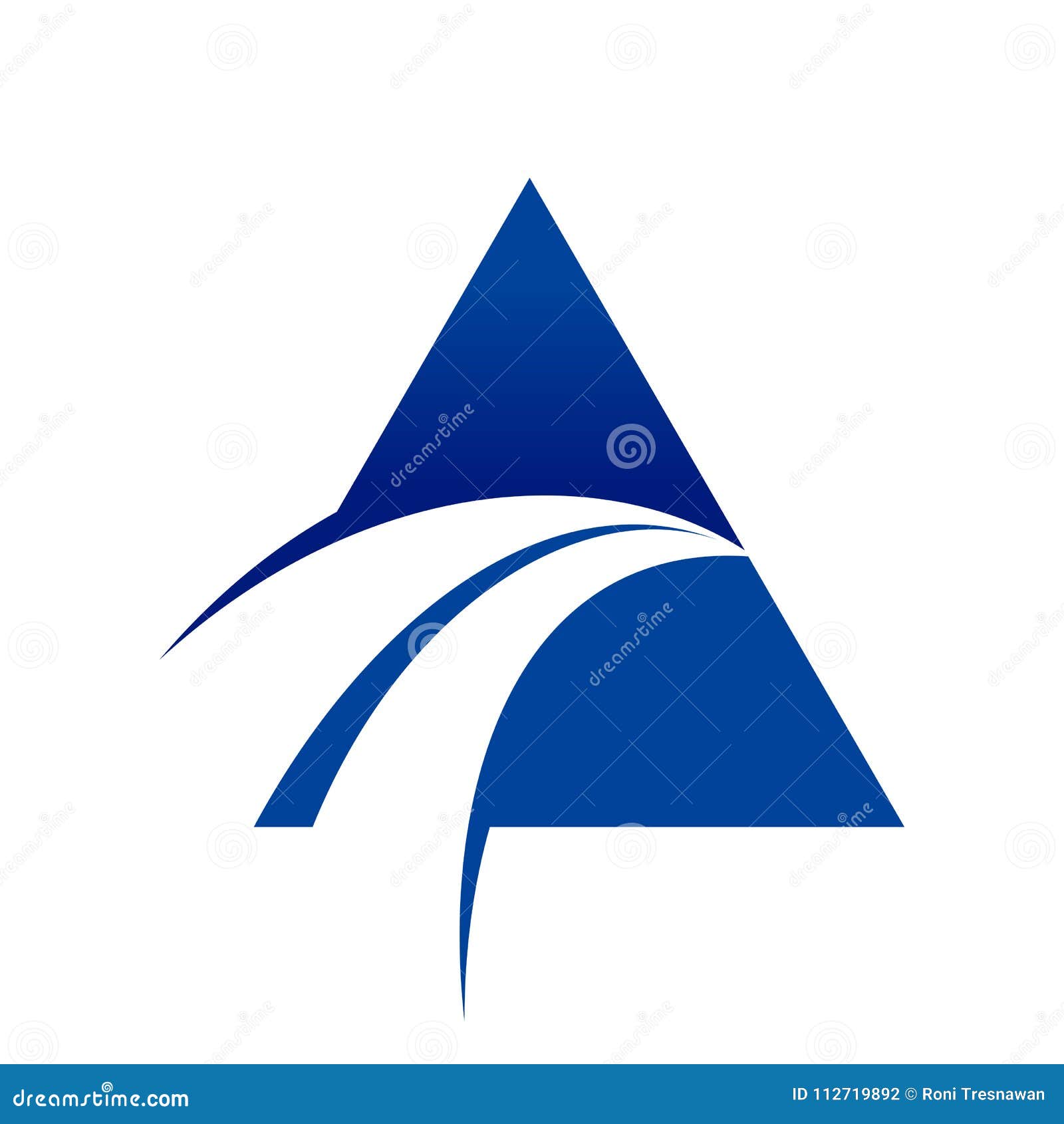 Unique Triangle Logo. Royalty-Free Stock Photography | CartoonDealer ...