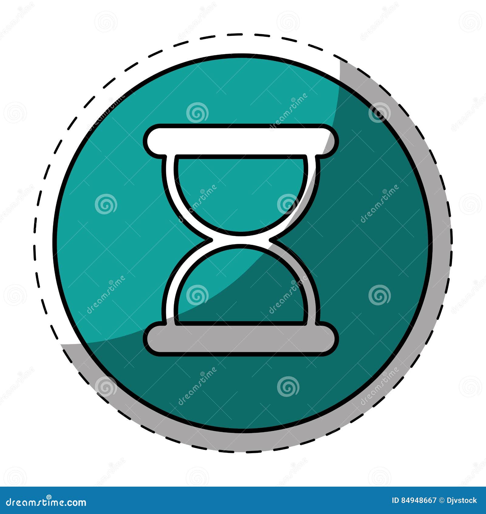 Blue Symbol Loading Icon Design Stock Illustration - Illustration of ...