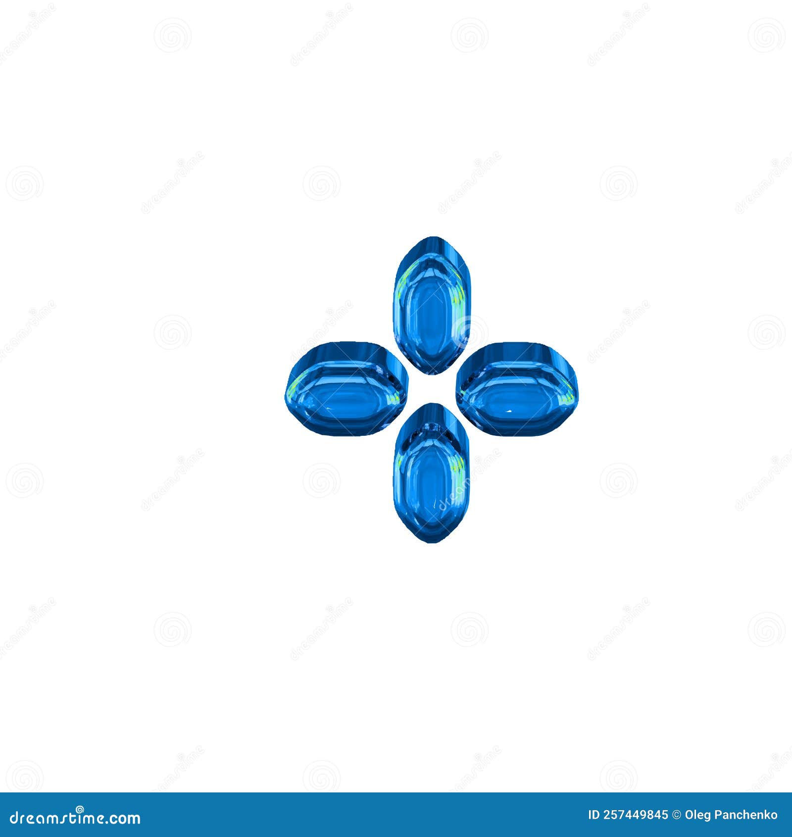 Blue Symbol Made As Digital Text Stock Vector - Illustration of ...