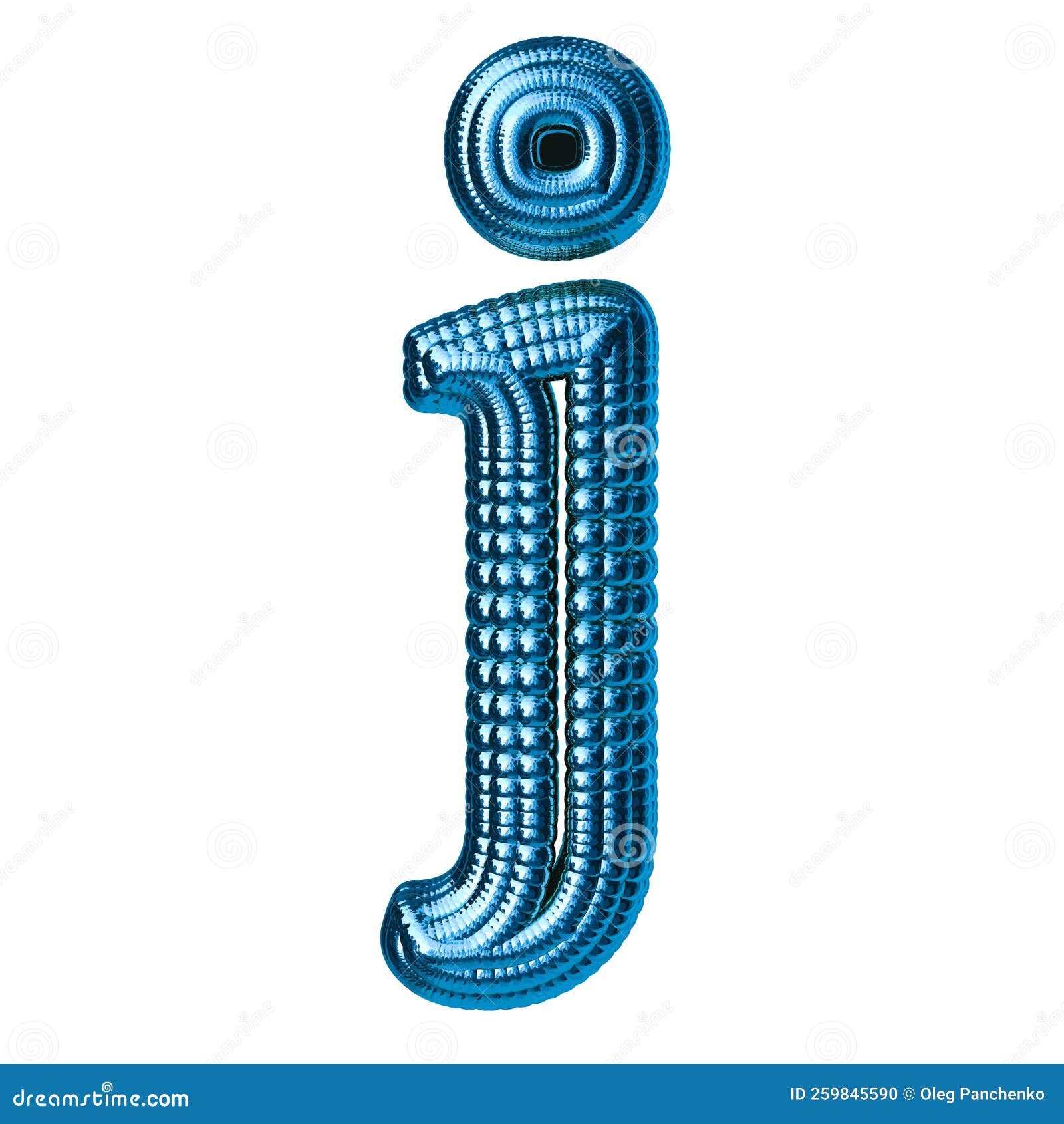 Blue Symbol Made of Spheres. Letter J Stock Vector - Illustration of ...