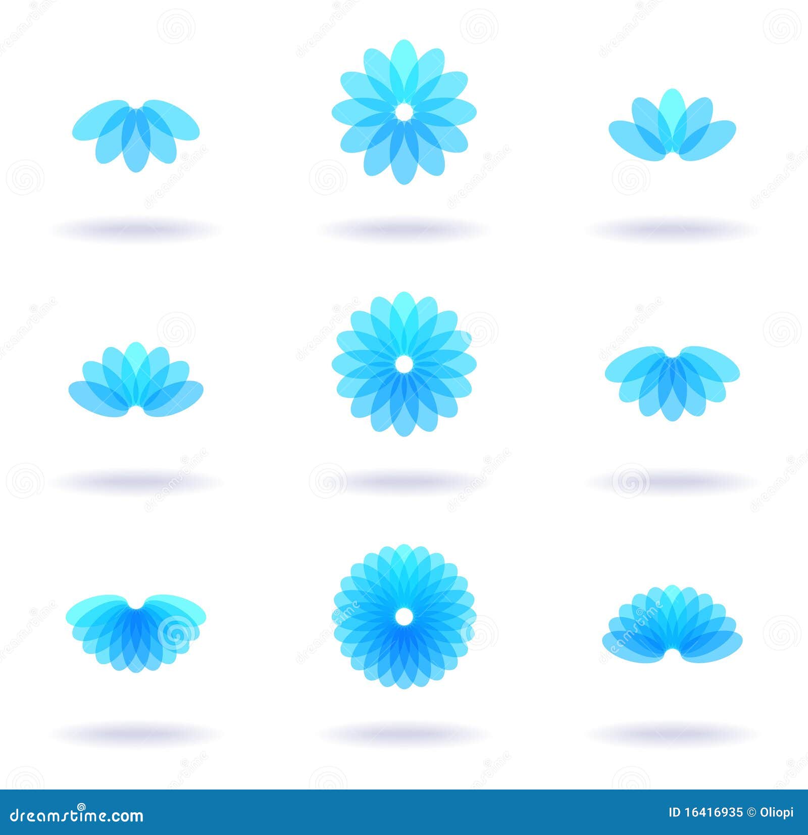 Blue symbols stock illustration. Illustration of symbol - 16416935