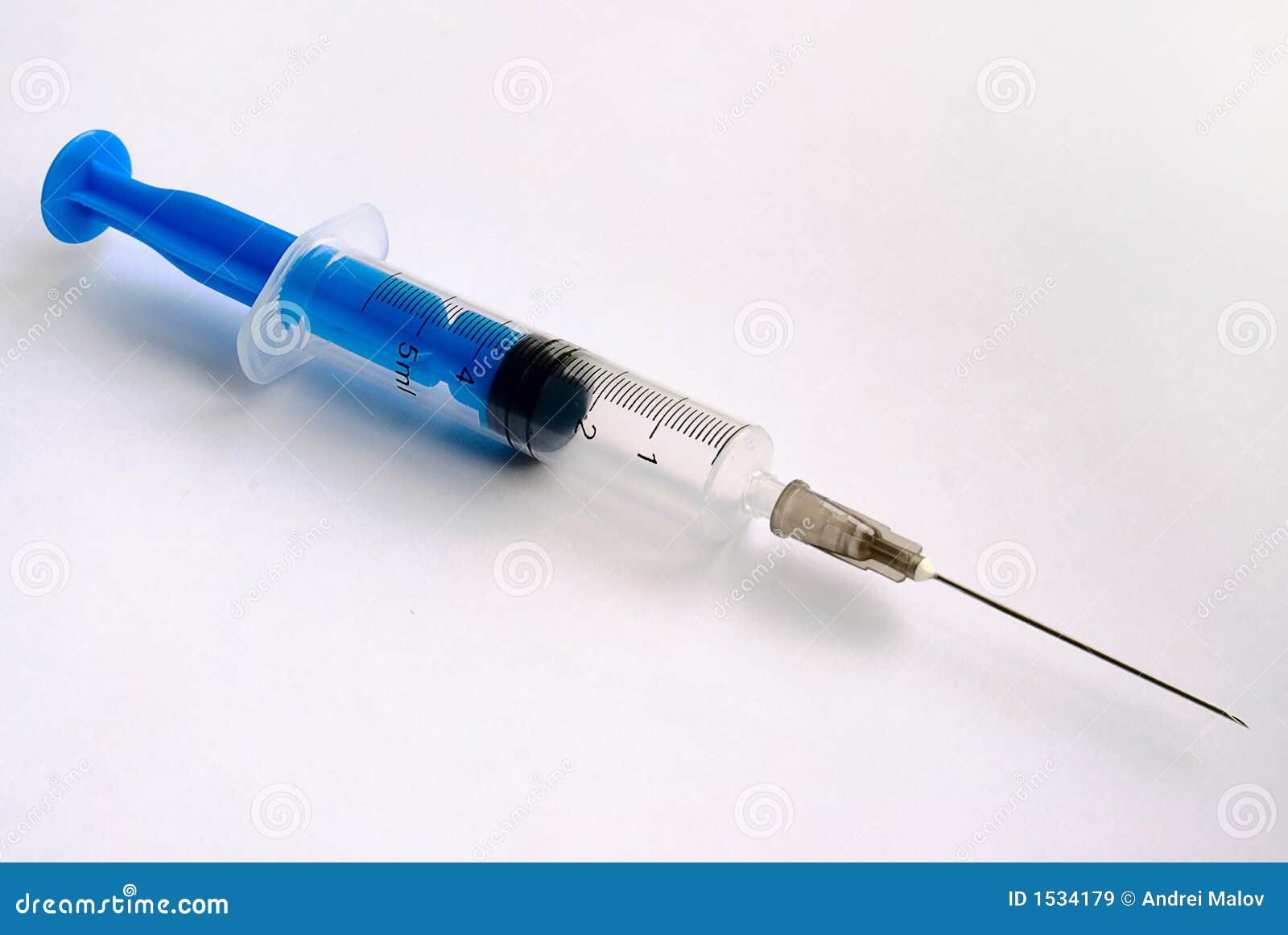 Blue syringe stock image. Image of dose, illness, medical - 1534179
