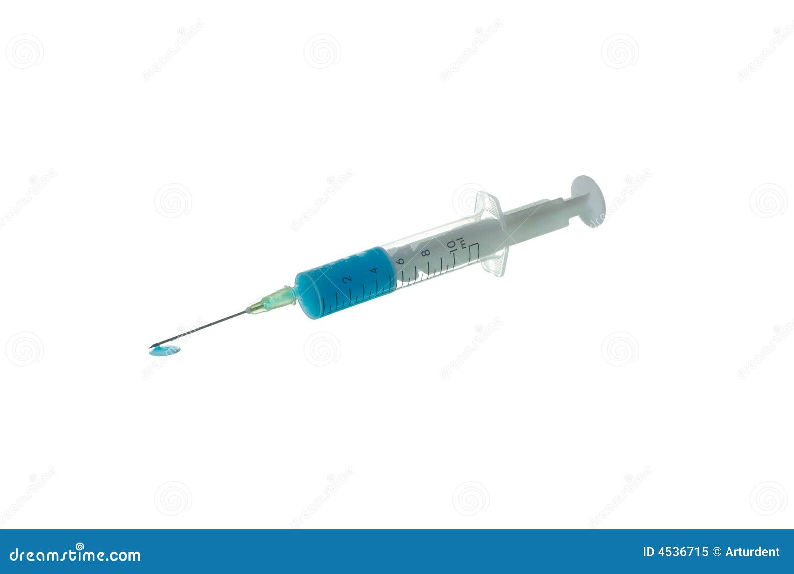Blue Syringe Picture. Image: 4536715