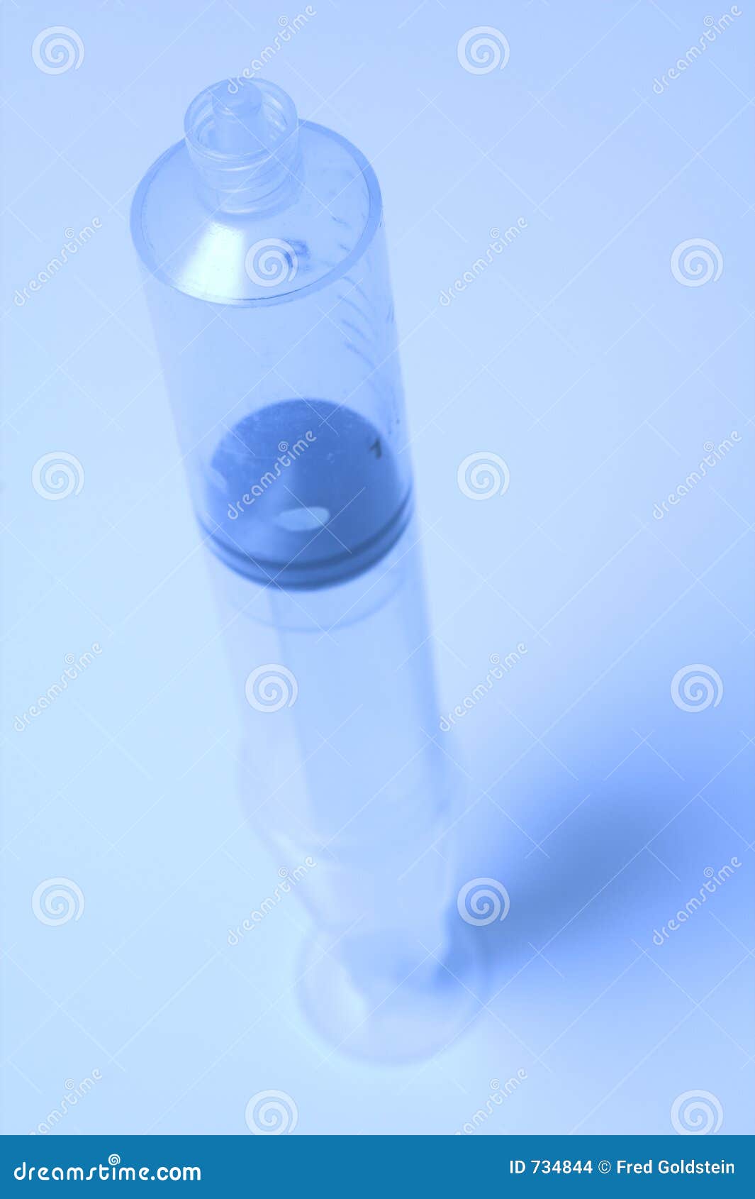 Blue syringe stock photo. Image of hospital, illegal, needle - 734844