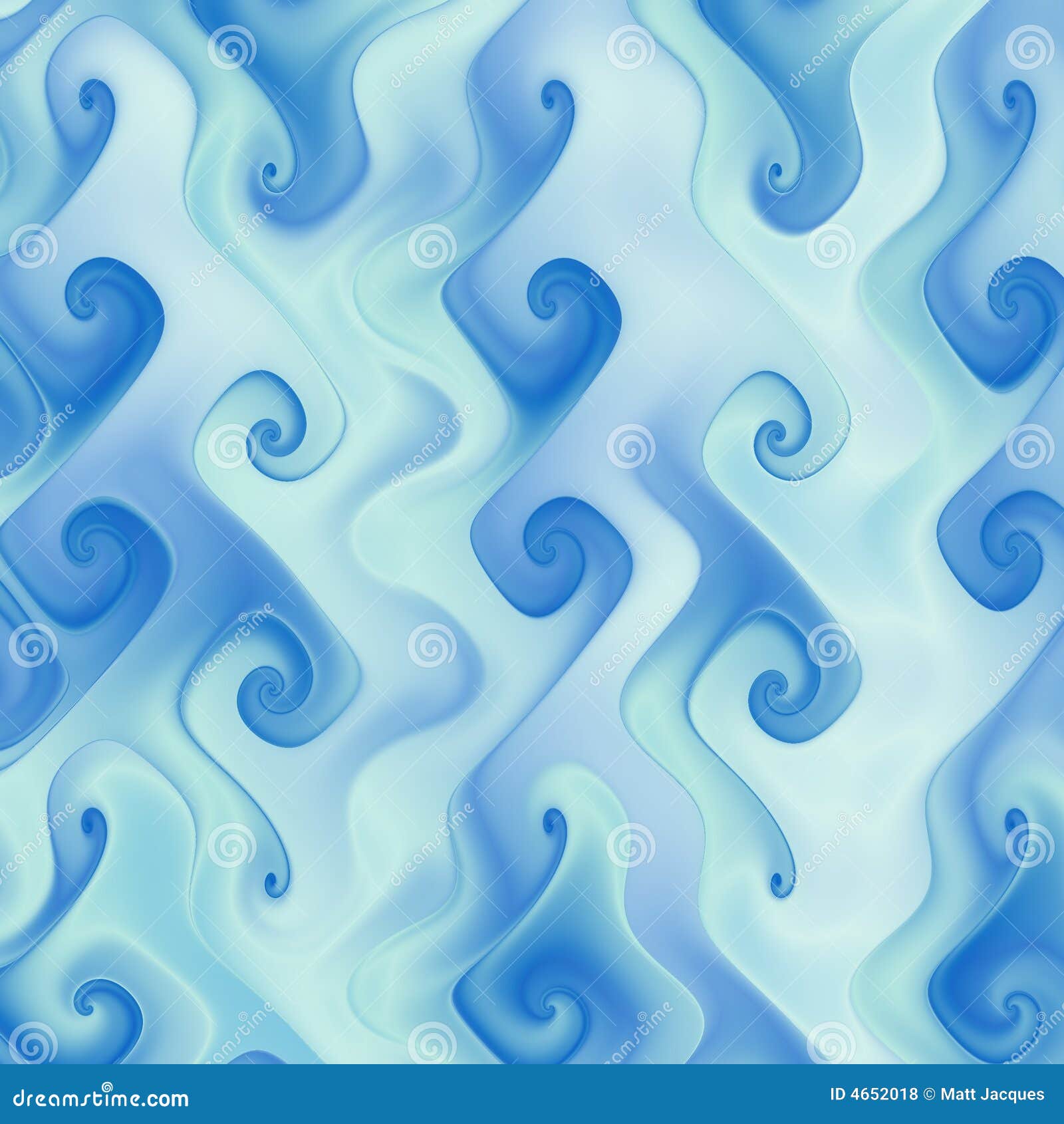 Blue Syrup Swirls Royalty-Free Cartoon | CartoonDealer.com #4652018