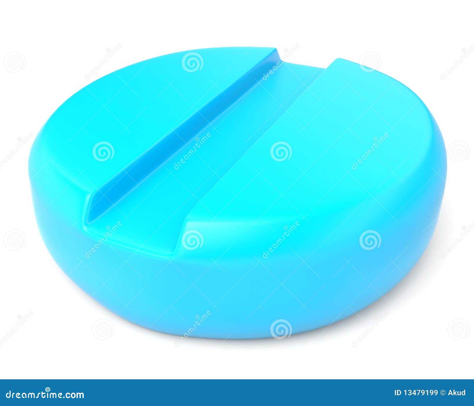 Blue tablet stock illustration. Illustration of healthcare - 13479199