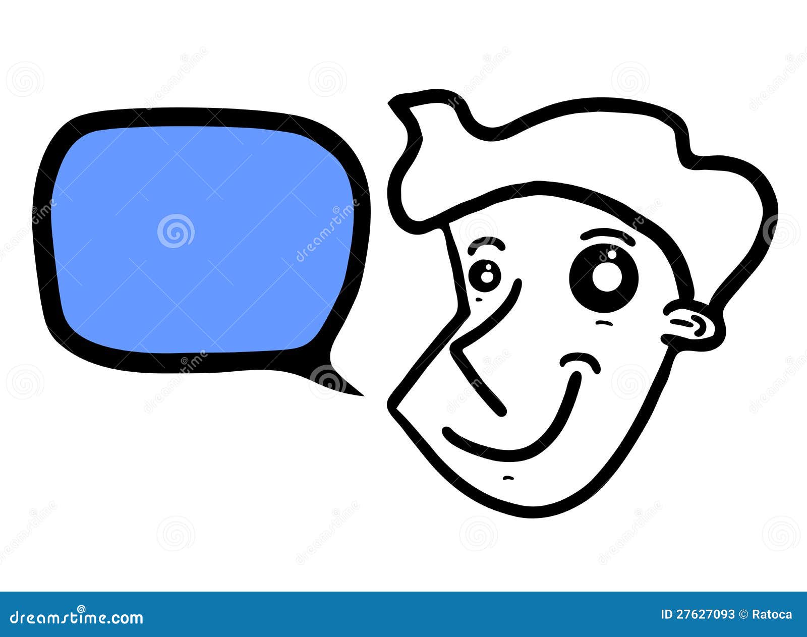 Blue talking stock vector. Illustration of conversation - 27627093