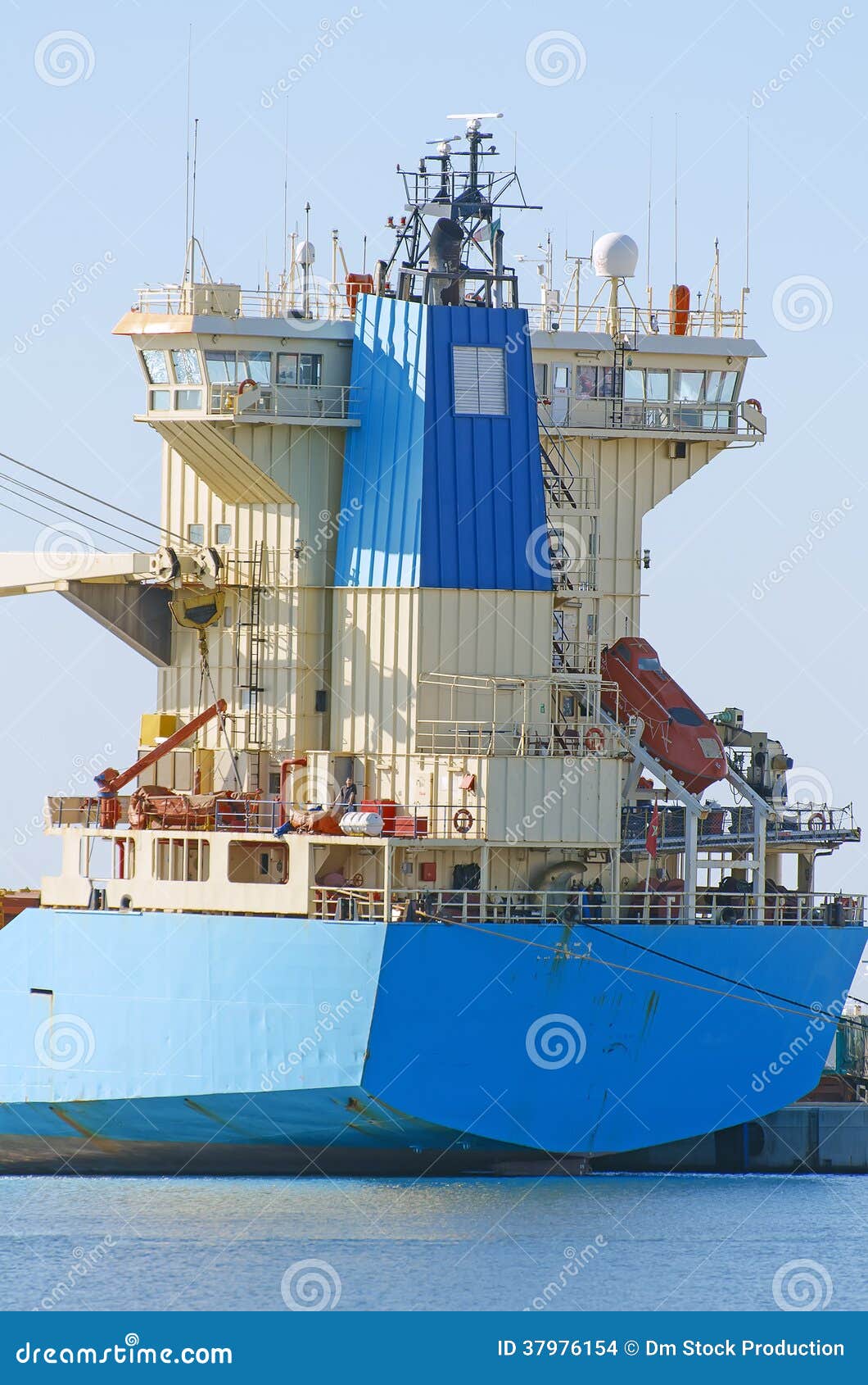 Blue tanker stock photo. Image of container, bulk, dock - 37976154