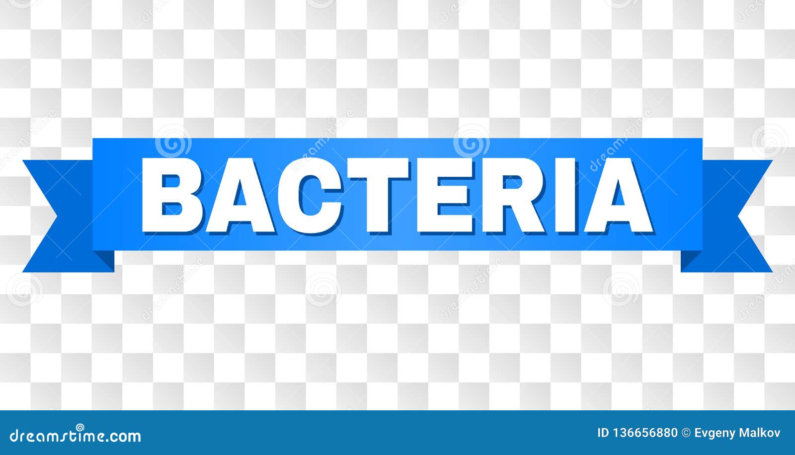 Blue Tape with BACTERIA Caption Stock Vector - Illustration of design ...