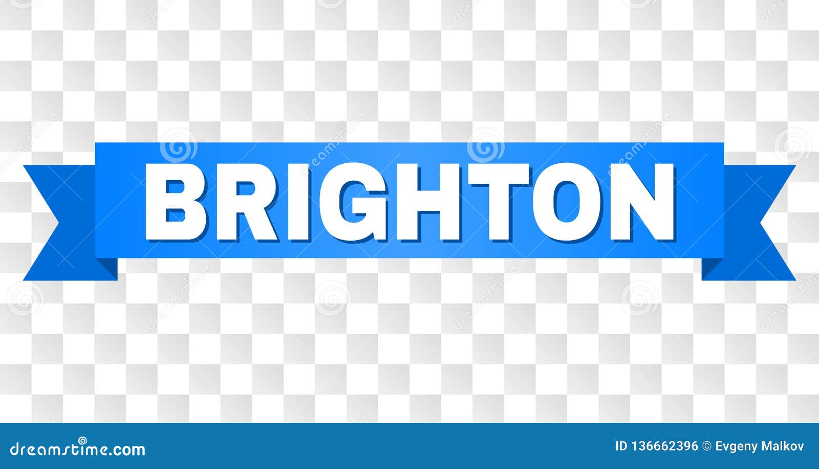 Blue Tape with BRIGHTON Text Stock Vector - Illustration of text, label ...