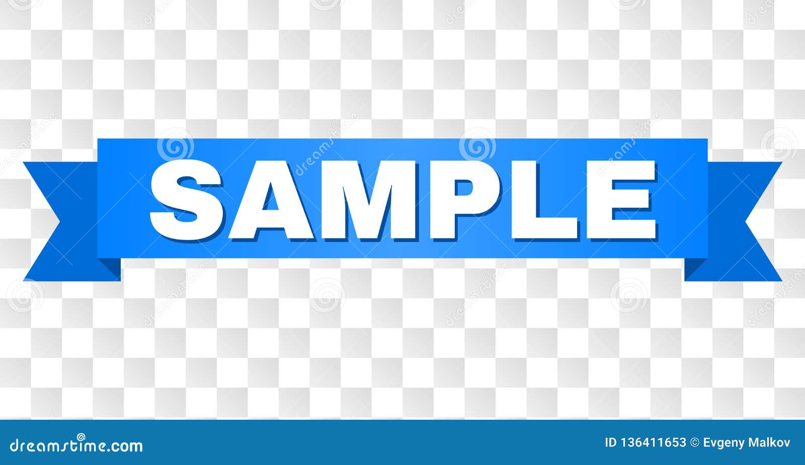 Blue Tape with SAMPLE Title Stock Vector - Illustration of ribbon, text ...