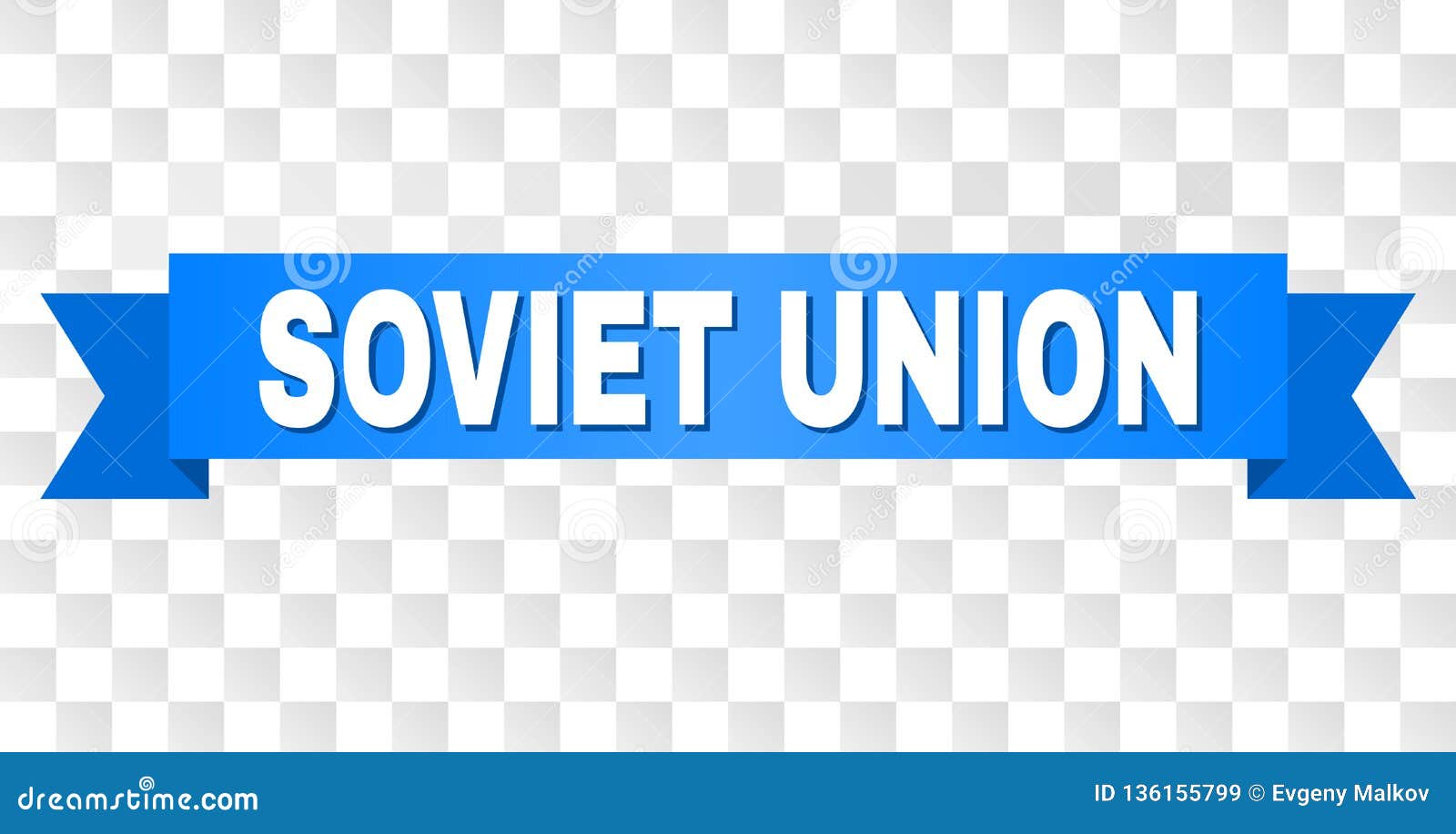 Blue Tape with SOVIET UNION Caption Stock Vector - Illustration of ...