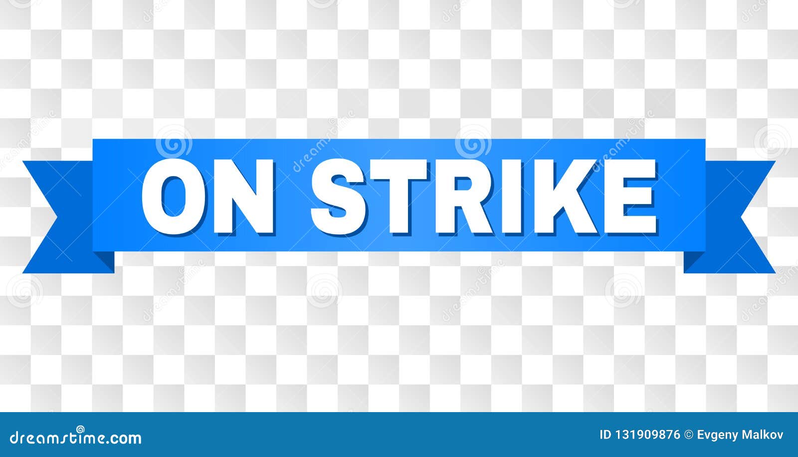 Blue Tape with on STRIKE Text Stock Vector - Illustration of emblem ...