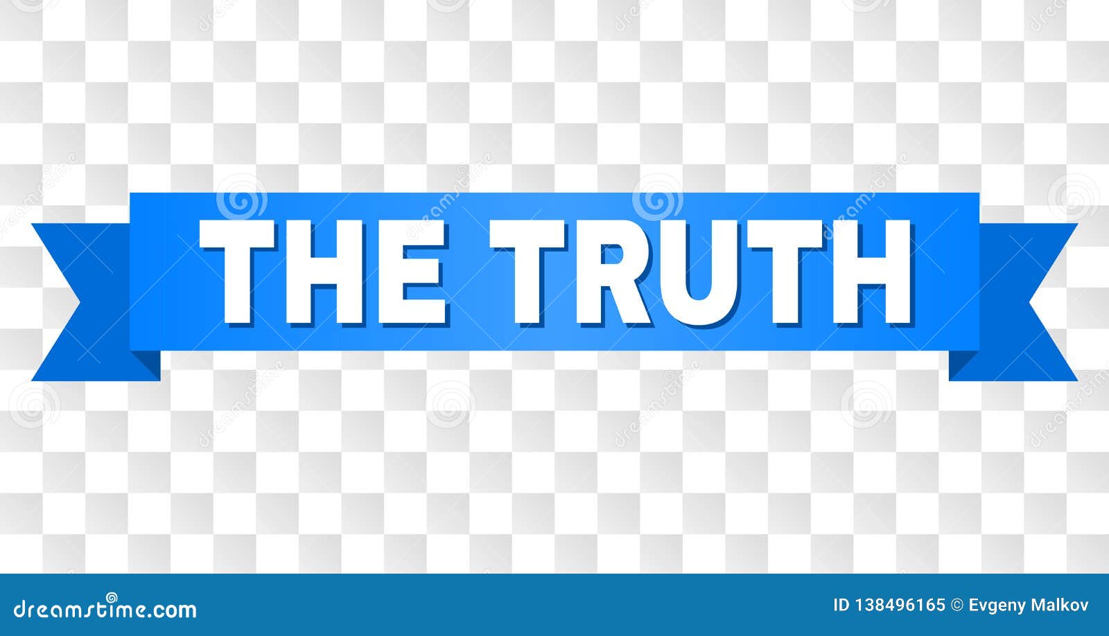 Blue Tape with the TRUTH Text Stock Vector - Illustration of design ...