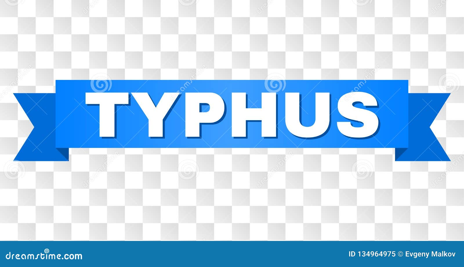 Blue Tape with TYPHUS Text stock vector. Illustration of disease ...