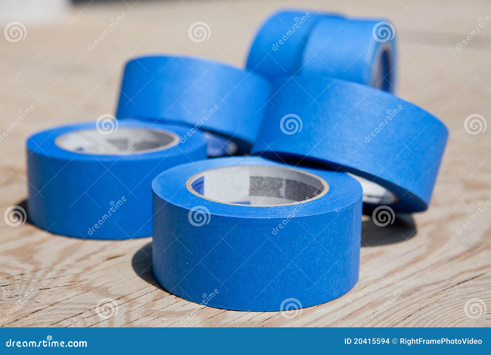Blue tapes stock photo. Image of cloth, blue, painting - 20415594
