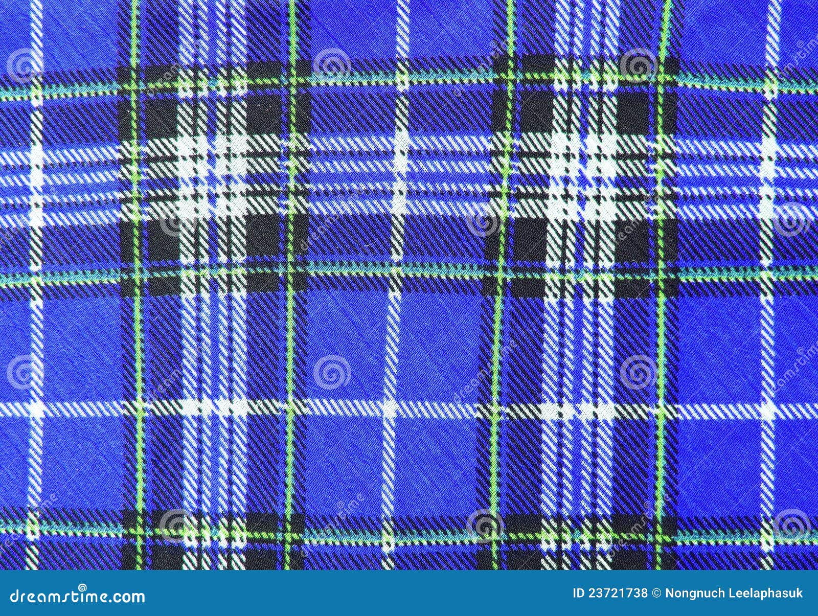 Blue tartan fabric texture stock photo. Image of pattern - 23721738