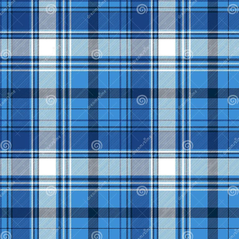 Blue tartan fabric texture stock vector. Illustration of lumberjack ...