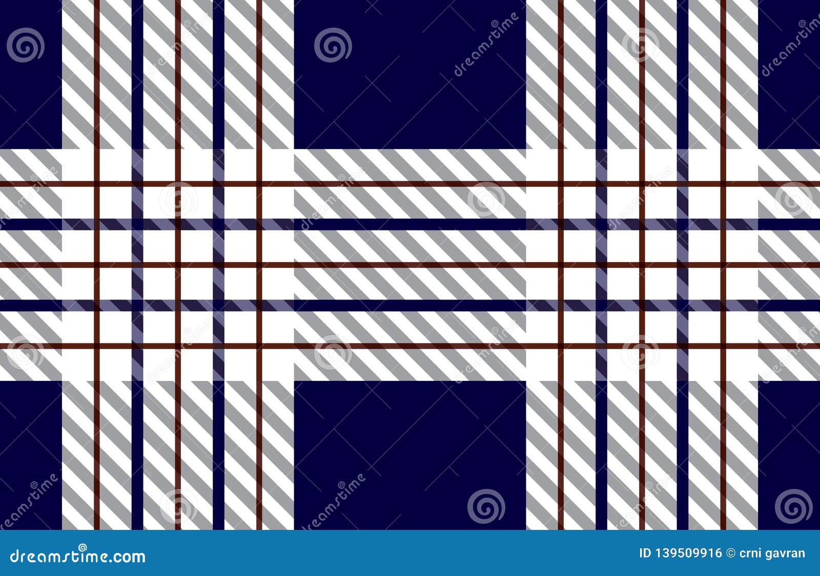 Blue Tartan Plaid Pattern.Vector Illustration Stock Illustration ...