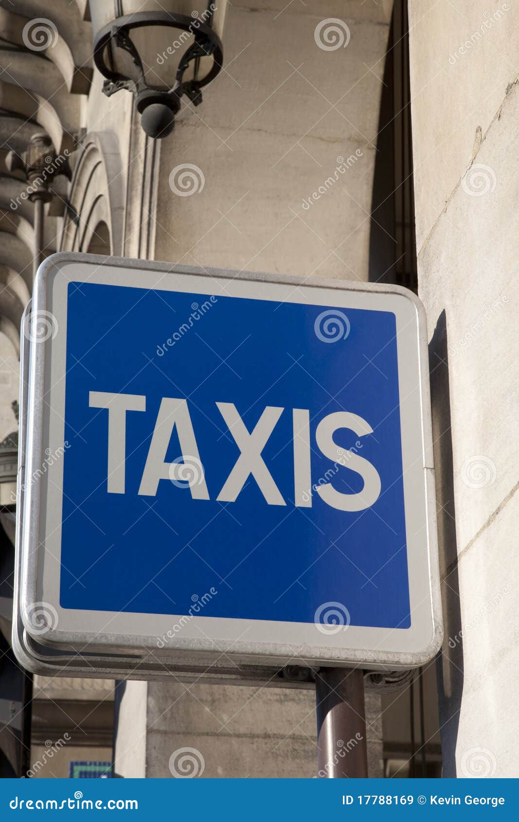 Blue Taxi Sign stock image. Image of paris, france, street - 17788169