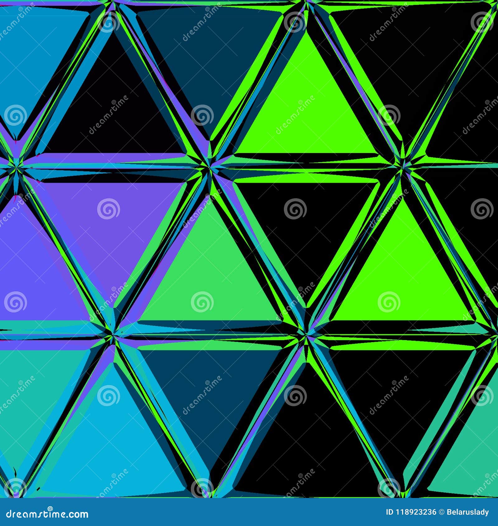 Blue Teal Polygonal Abstract Background. Low Poly Crystal Pattern ...