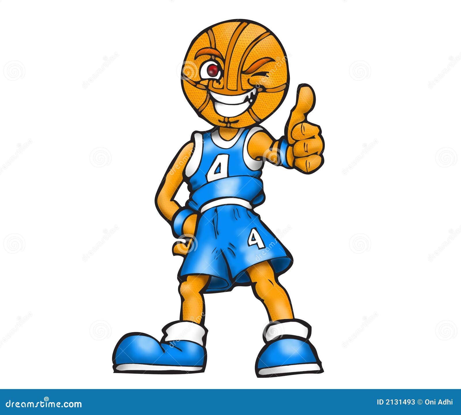 Blue team basket ball stock illustration. Illustration of basketball ...