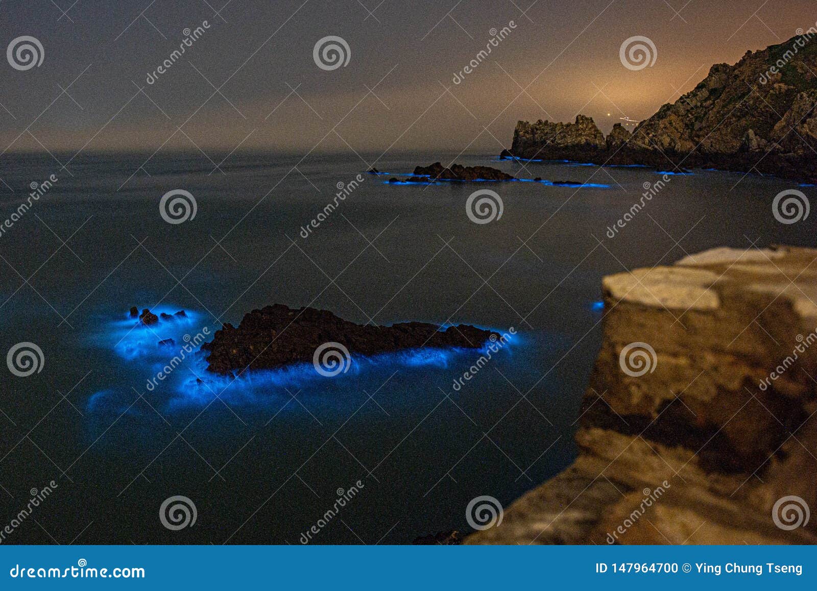 Blue Tears Illuminate Mazu Island Editorial Image - Image of light ...