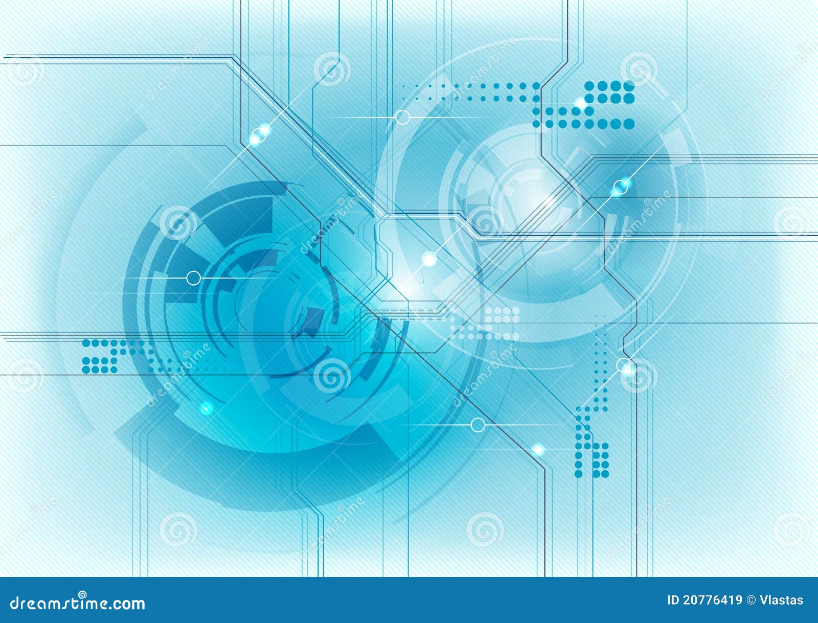 Blue tech stock vector. Illustration of digital, electric - 20776419