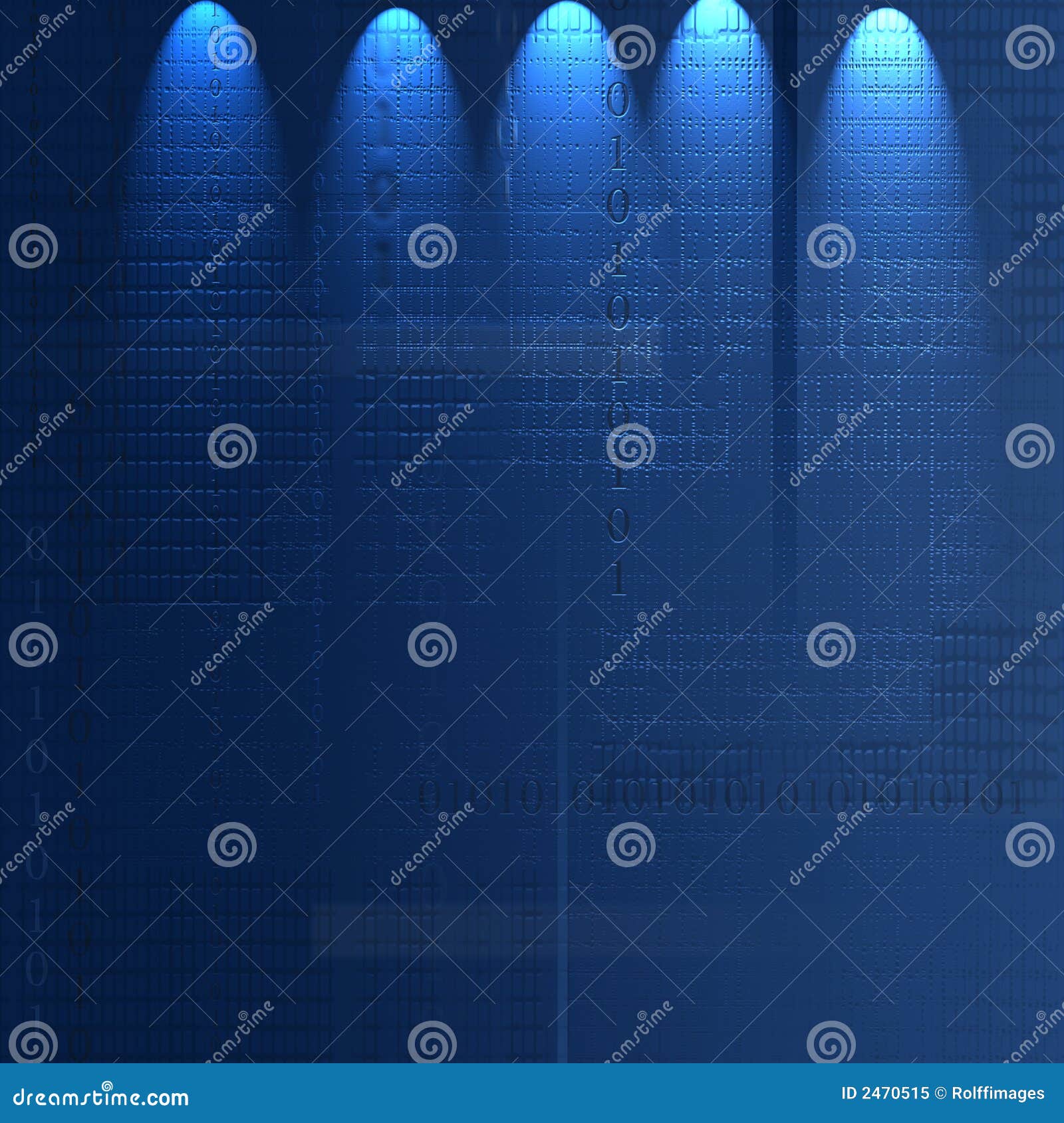 Blue Tech stock illustration. Illustration of byte, design - 2470515