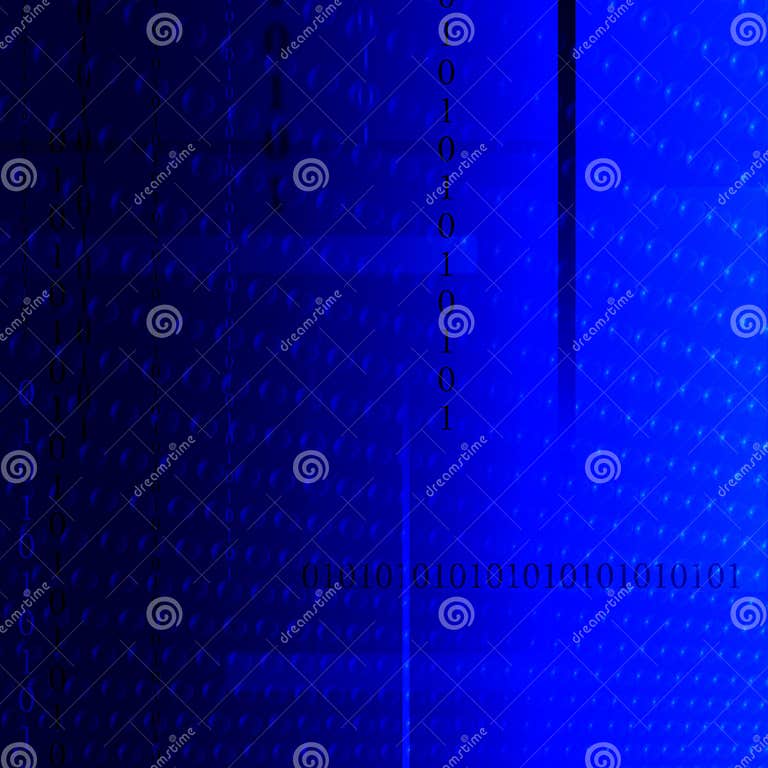 Blue Tech stock illustration. Illustration of abstracts - 3234259