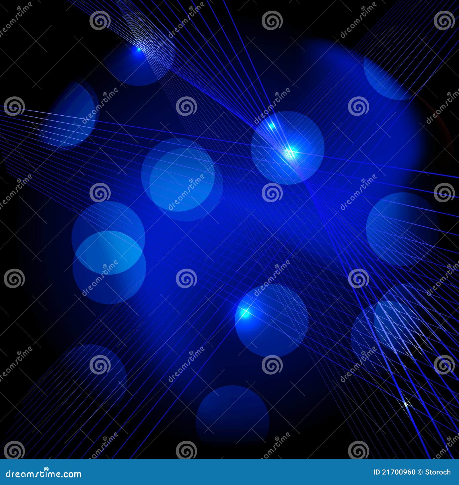 Blue Tech Abstract Background. Stock Vector - Illustration of shiny ...