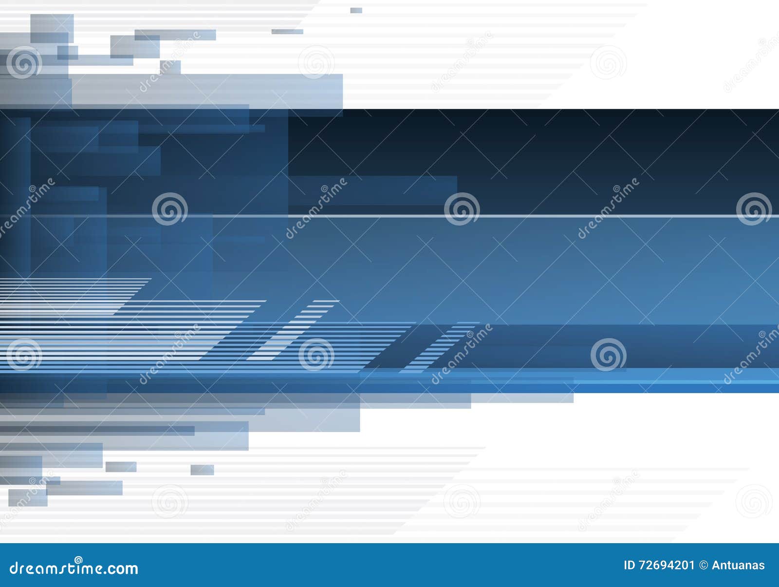 Blue Tech Abstract Background Stock Illustration - Illustration of blue ...