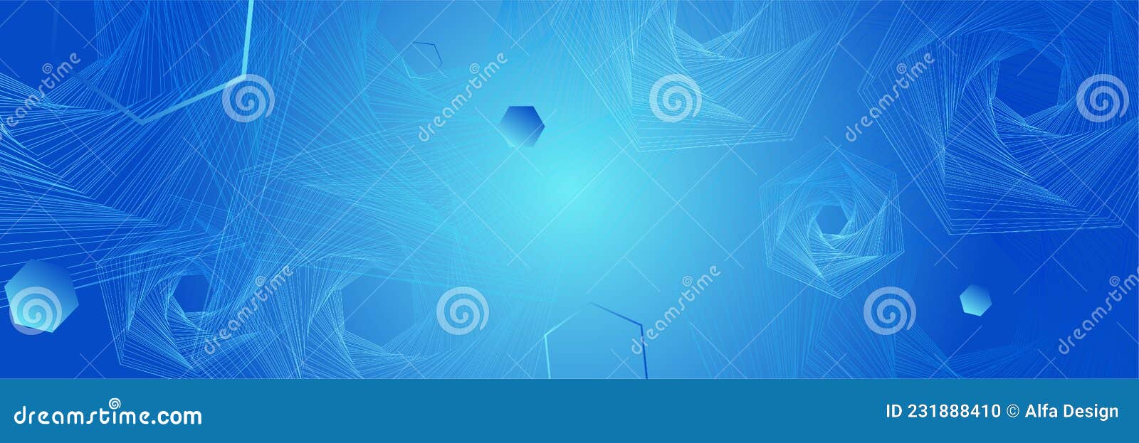 Blue Tech Futuristic Tech Web Abstract Technology Banner Background ...