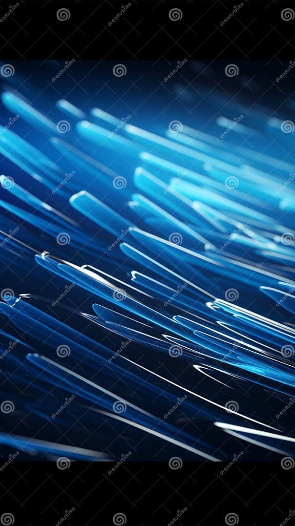 Blue Tech Lines and Layers with Dark Gradient Background Stock ...