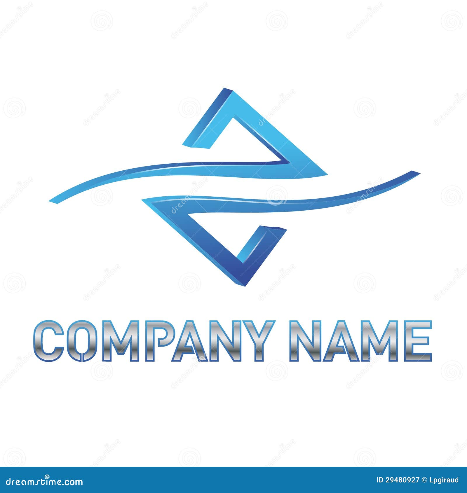 Blue Tech Logo Royalty Free Stock Photography - Image: 29480927