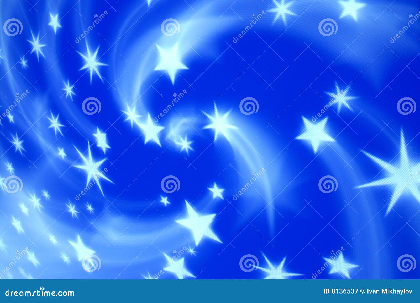 Blue tech stars stock image. Image of color, blur, lamp - 8136537