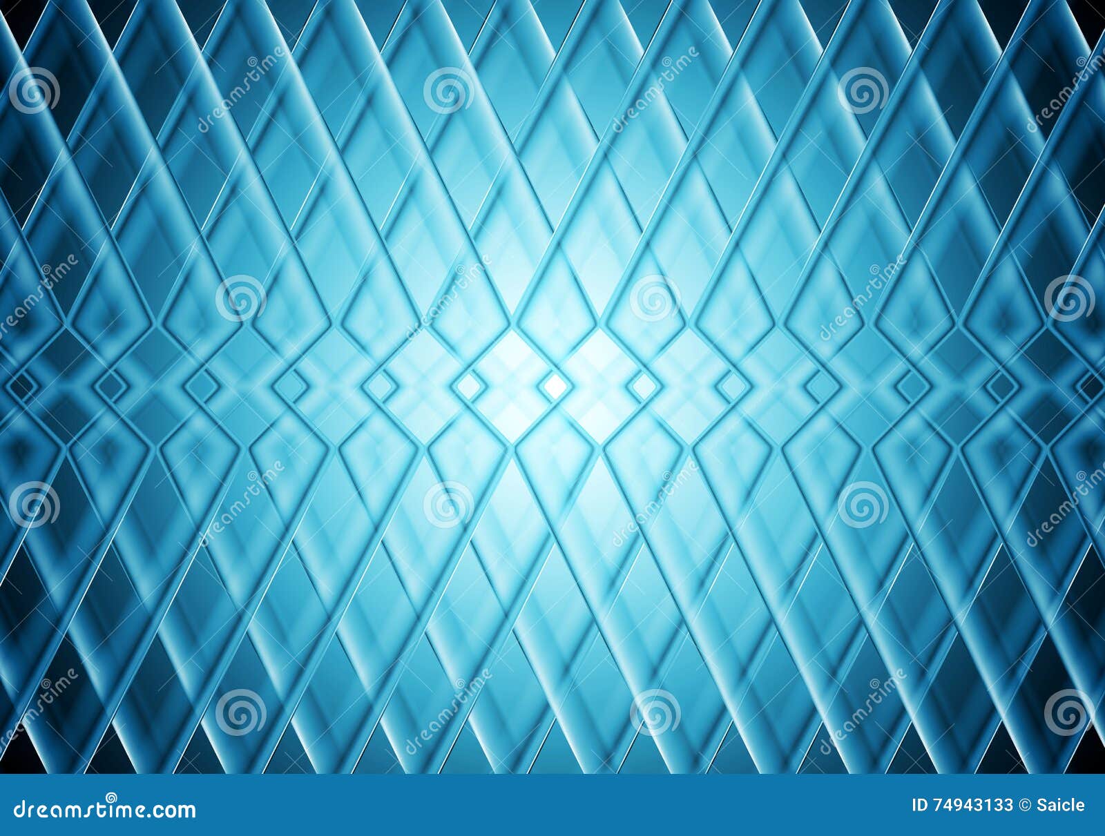 Blue Tech Stripes Bright Pattern Background Stock Vector - Illustration ...