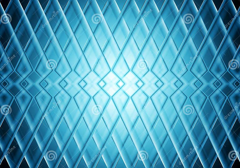 Blue Tech Stripes Bright Pattern Background Stock Vector - Illustration ...