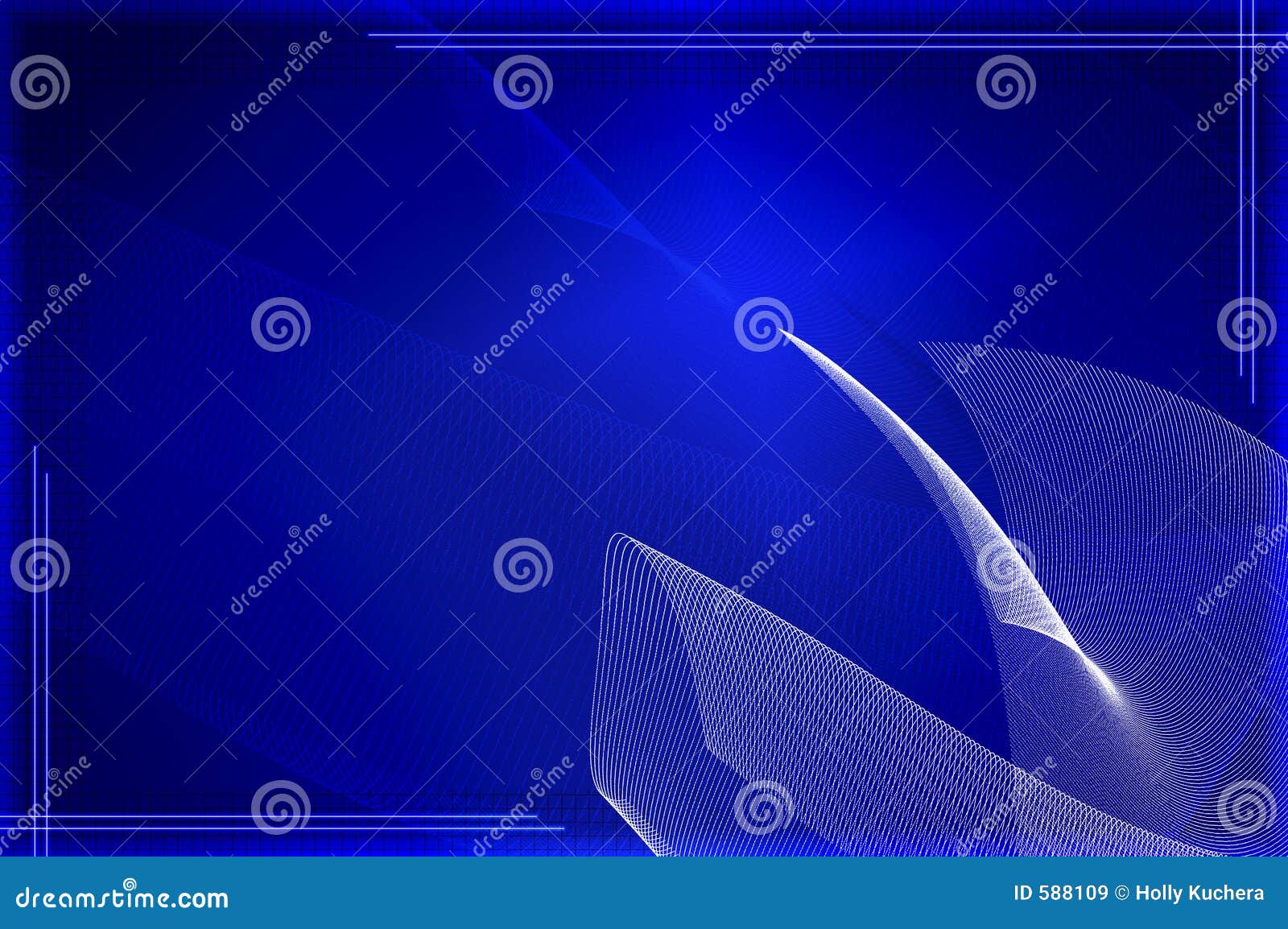 Blue Tech Wallpaper stock illustration. Illustration of spline - 588109