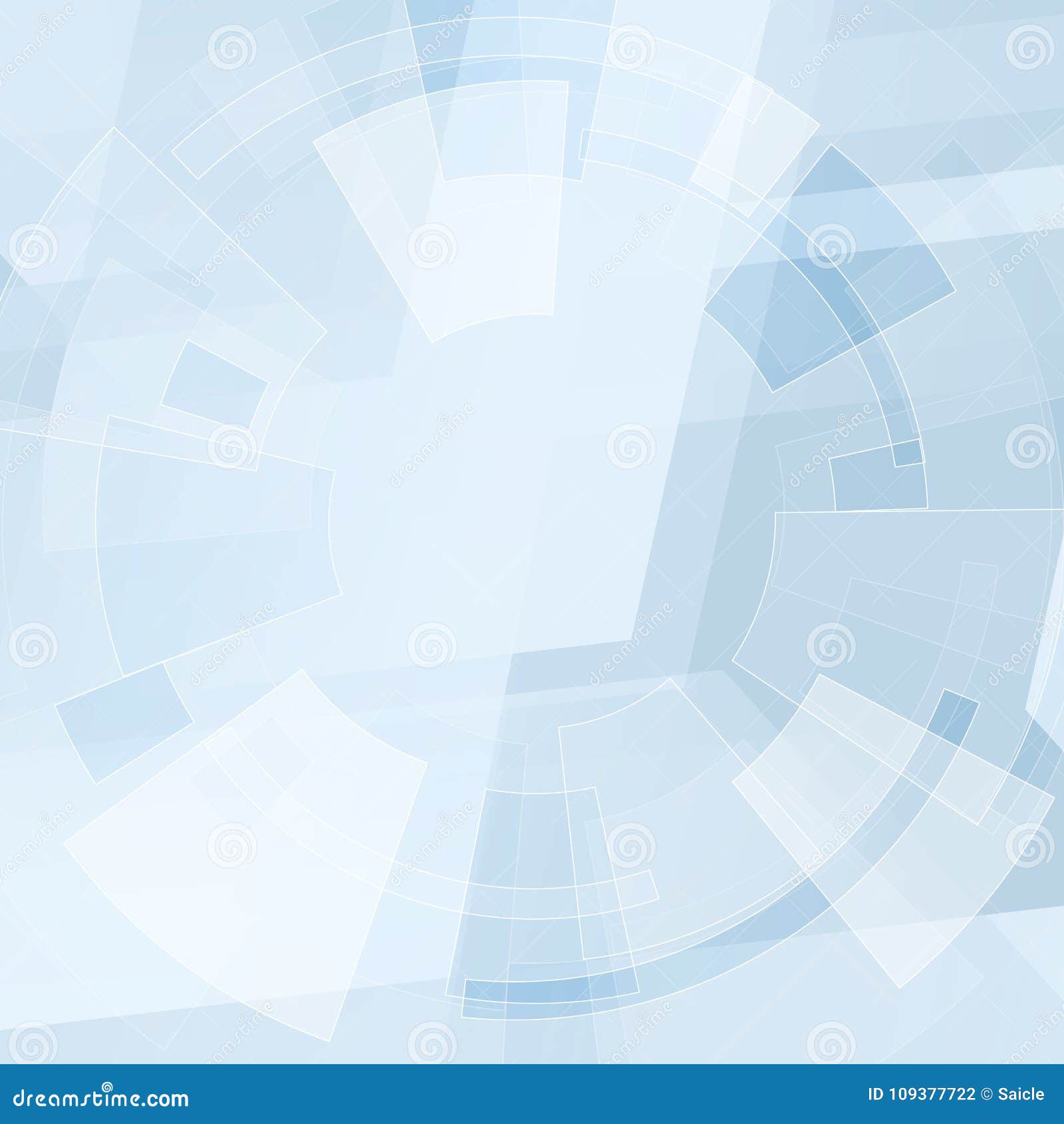 Blue Technical Abstract Minimal Background Stock Vector - Illustration ...