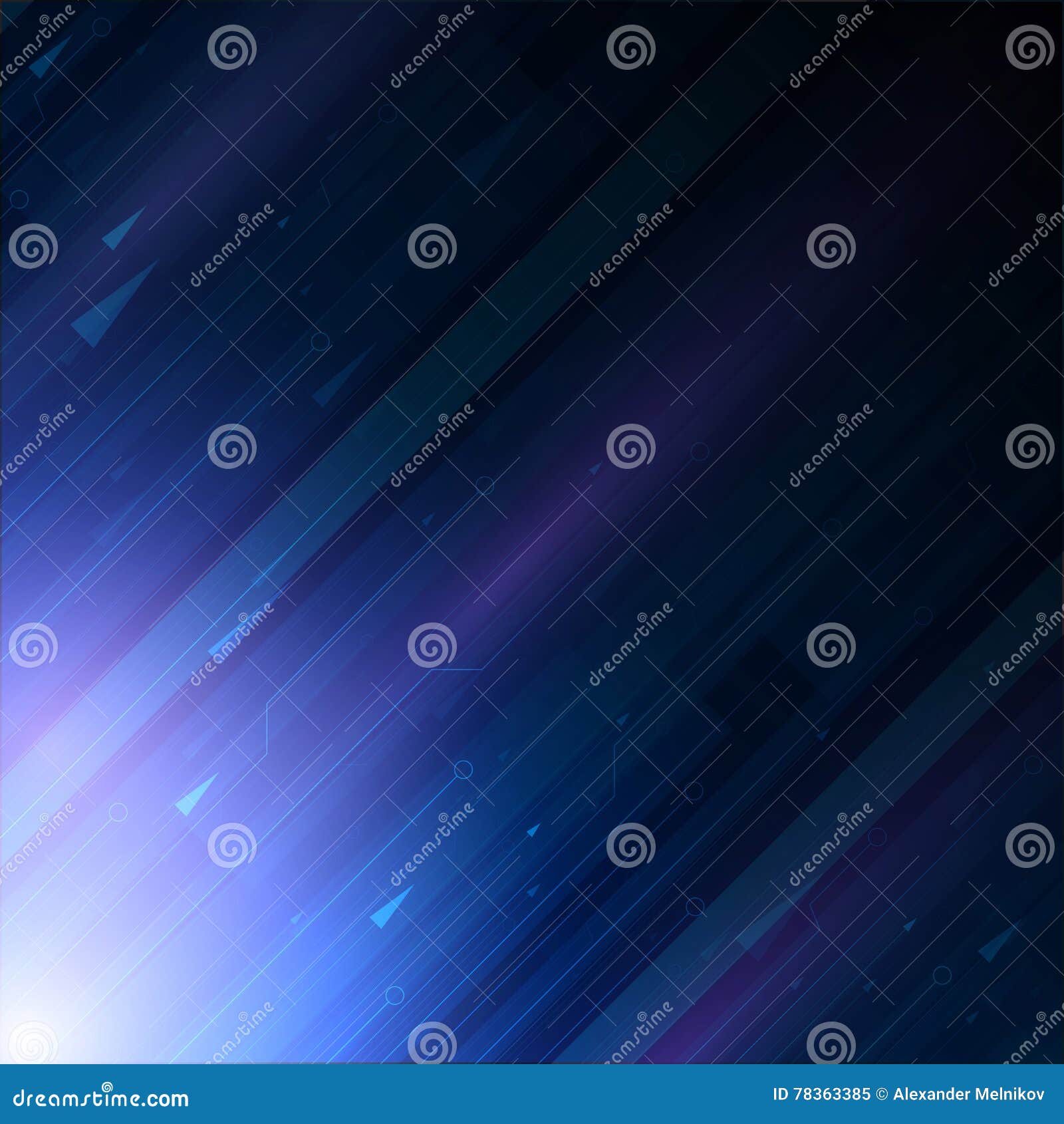 Blue Technical Specification Icon Isolated On Transparent Background ...