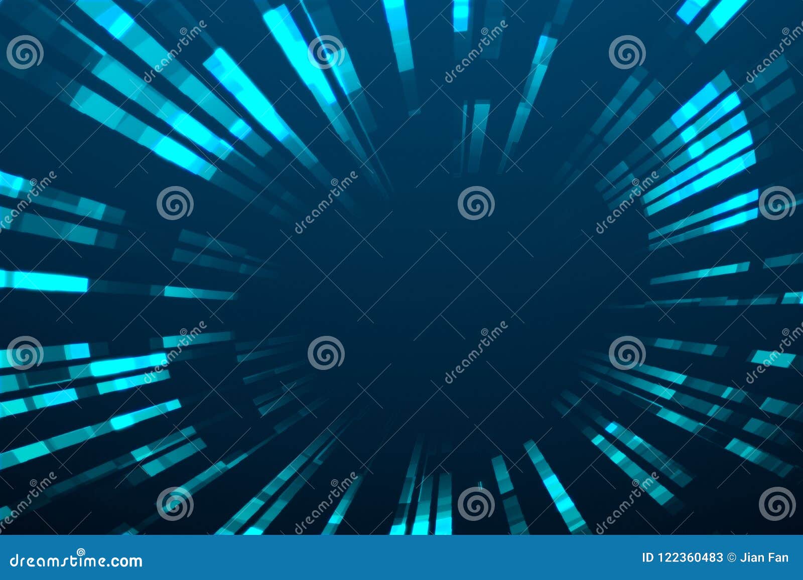 Blue techno background stock illustration. Illustration of futuristic ...